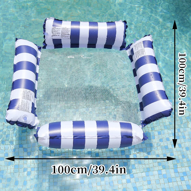 Mart Large Water Filled Floating Tan Raft Bed Mat Suntan Tub Inflatable ...
