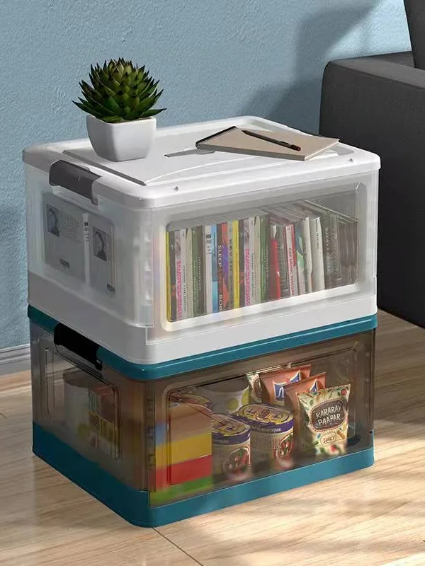 2024 Containers With Lid Wheels Stackable Bins Folding Large Pp Plastic ...