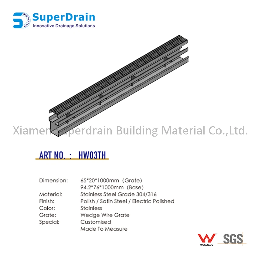 Thresholds Stainless Steel Outdoor Threshold Drain Kits Stainless ...