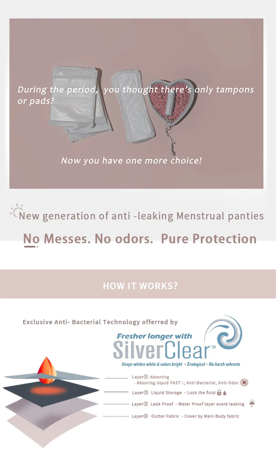 Wholesale Cheap Sanitary Napkin Menstrual Pant Wholesale Menstrual ...