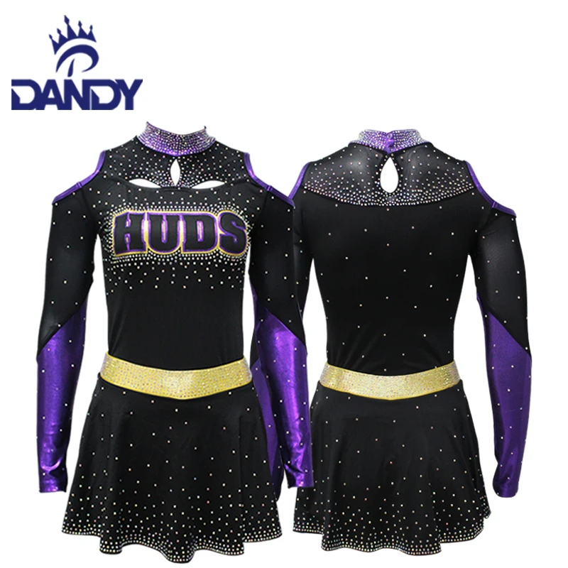 High Quality Costumes Custom Sublimated Cheerleading Youth Outfits
