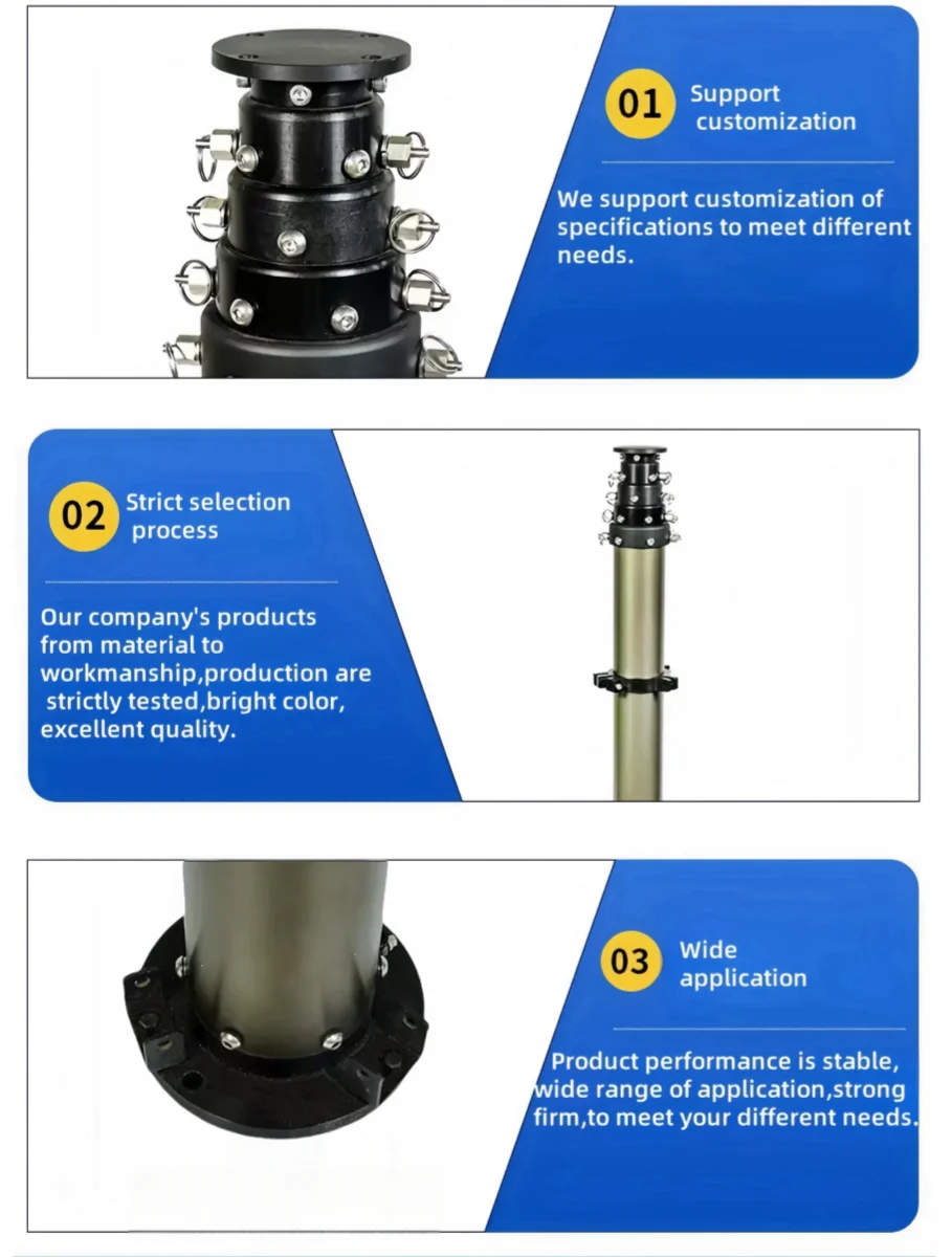 12m Telescopic Camera Pole - Versatile and Durable Solutions