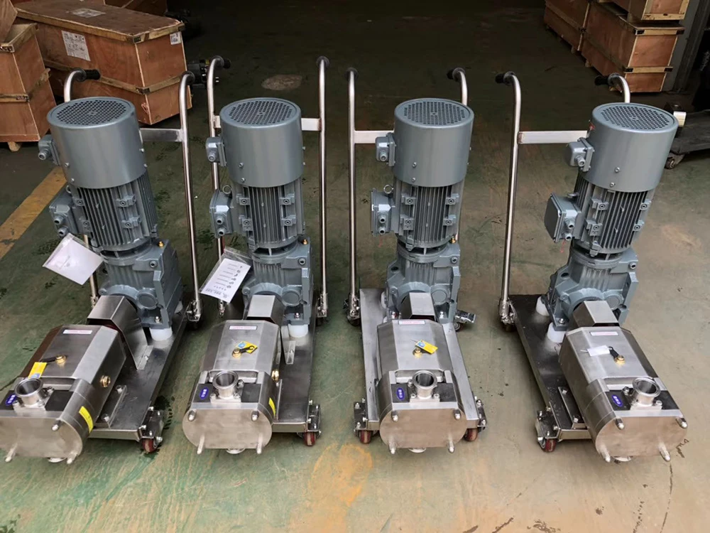 Stainless Steel Sanitary Rotary Lobe Pump High Viscosity Liquid ...