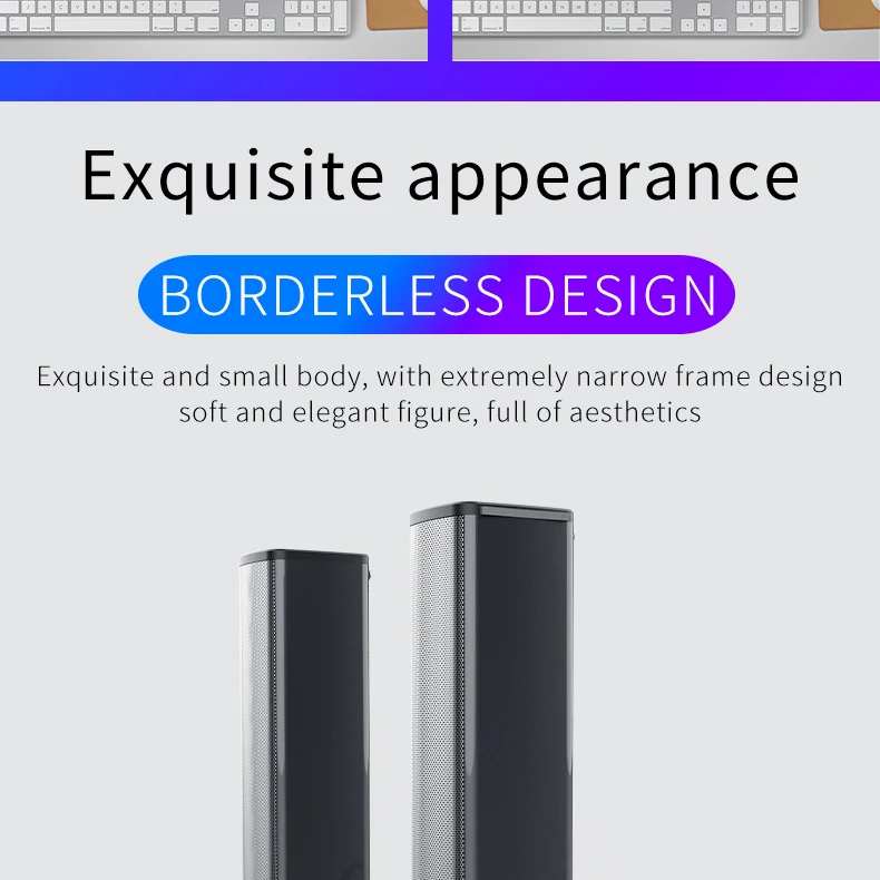 BS36 Desk Wireless Soundbar - Triple-Mode Audio Experience