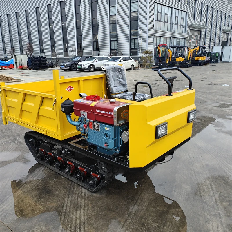 Kuangcheng 2ton Mini Track - Efficient Rubber Crawler Dumper