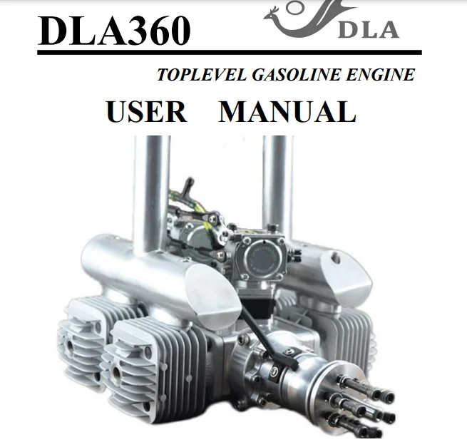 Dla 360cc Integrated Gasoline Aircraft Four-cylinder Oil Powered Large ...