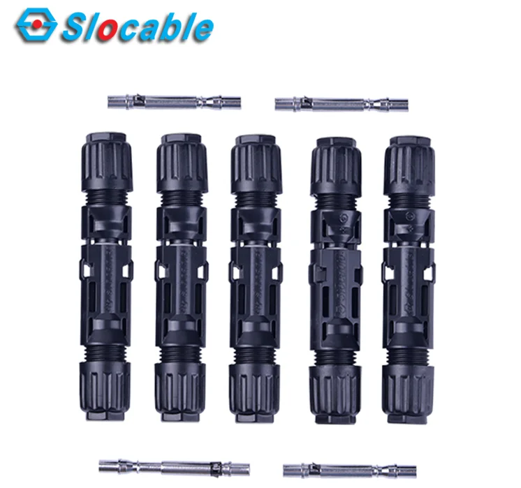 Slocable 1500v Solar Cable Pv Connector 8awg 10mm2 Ip68 Wire Connector For Pv System - Buy 1500v ...