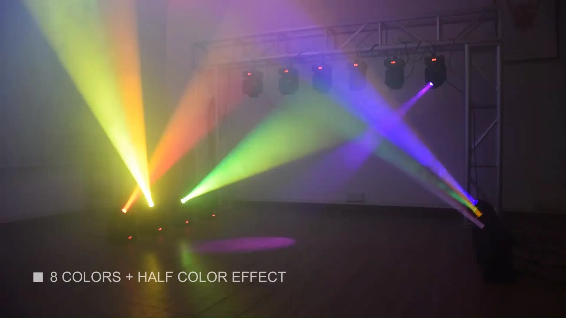 Hongyi 60w Disco Party Dmx Beam Gobo Project Led Mini Dj Spot Moving ...