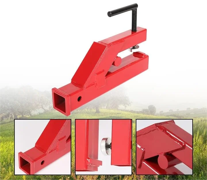 2" Clamp on Bucket Trailer Receiver Hitch Tractor Ball Mount