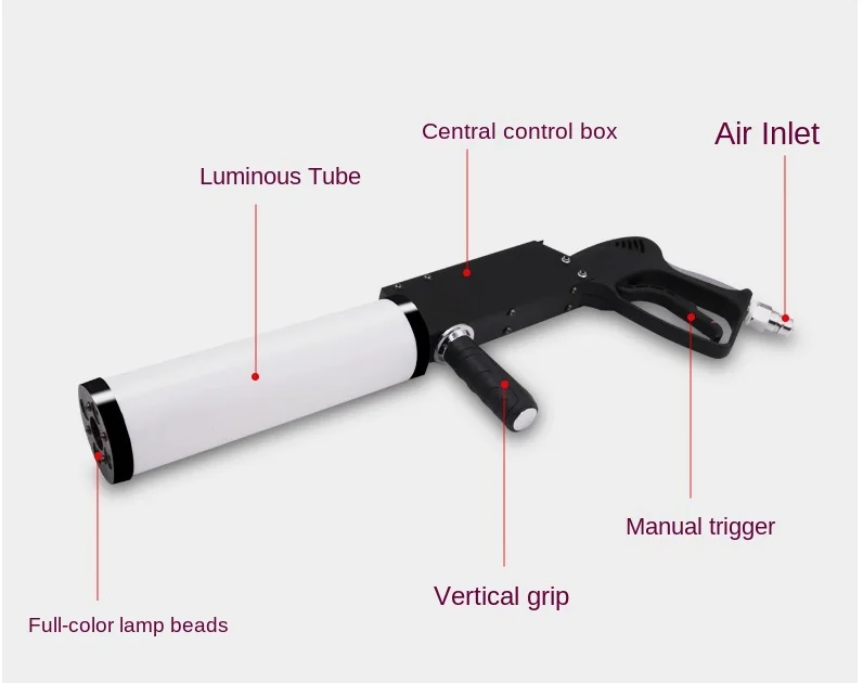 Disco Dj Equipment Stage Effects Co2 Gun Party Dj Smoke Gun Led With ...