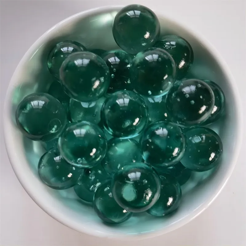 Cheap Price Round Reflective Solid Color Glass Beads Raw Material For ...