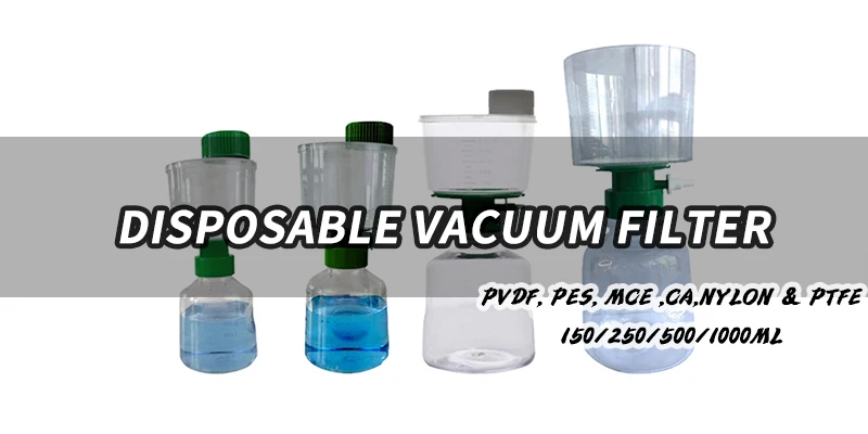 1000ml Disposable PES Nylon Plastic Vacuum Filter Unit