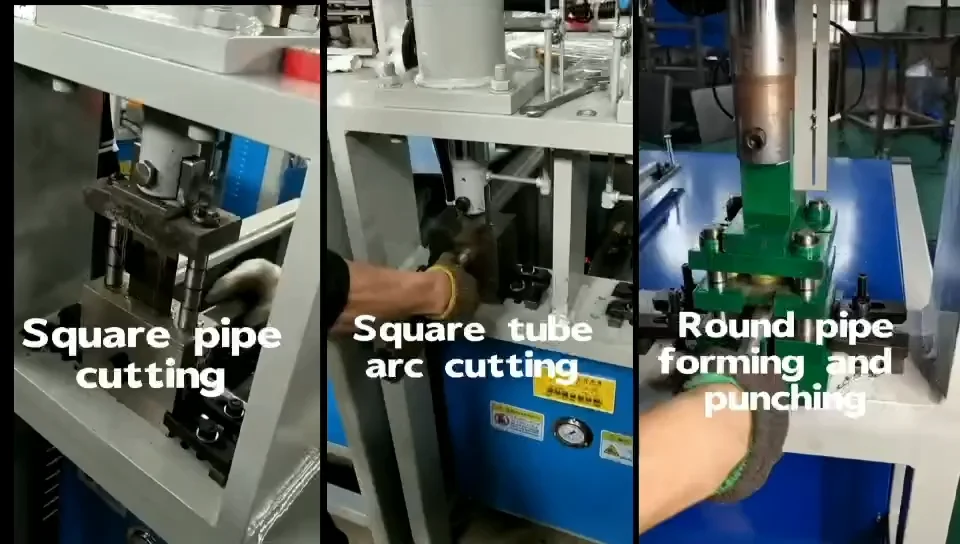 Hydraulic Power Press Stainless Steel Punching Hole Machine Tube ...