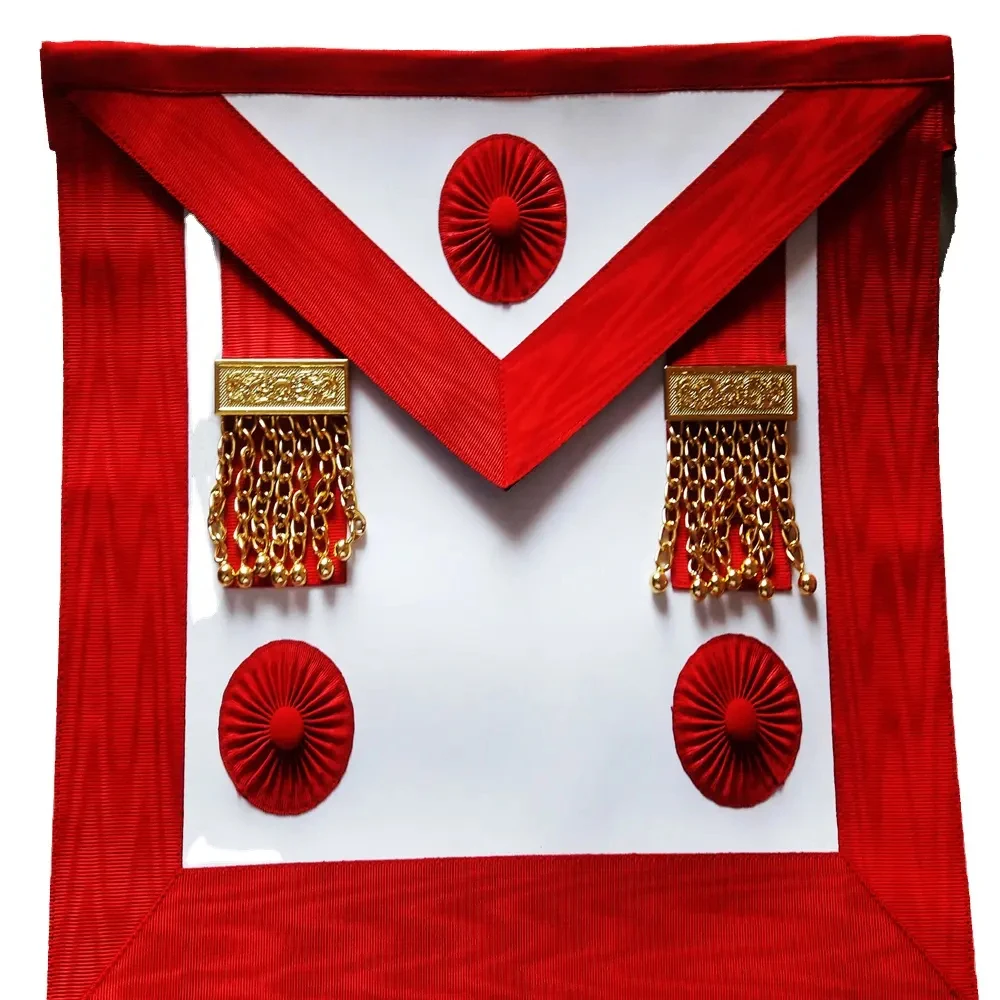 Masonic Regalia Blue Lodge Officer Senior Deacon Apron Silver Chain ...