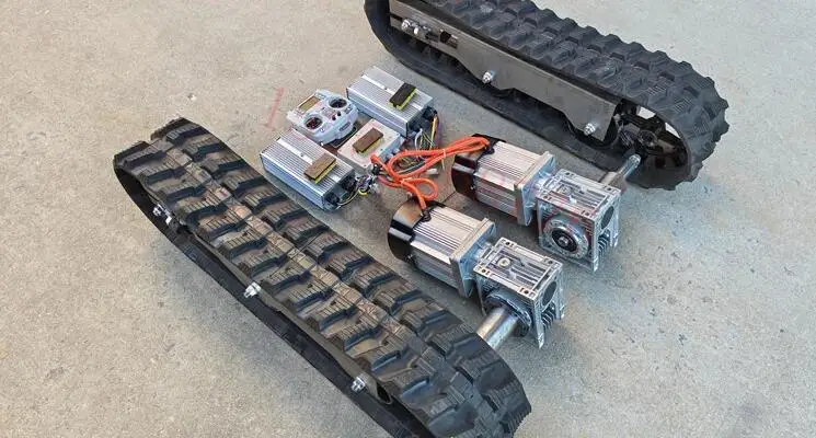 All Terrain Dual Motor Robot Agricultural Wheelchair