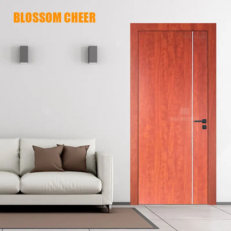 Genuine Solid Wood Mdf Room Hotel Panel Surface Flush Finish ...