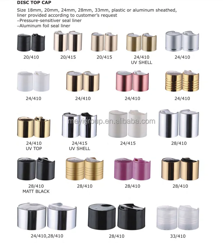 24/415 Plastic Wholesale Disc Top Cap - Buy 24/415 Disc Top Cap,24mm Disc Top Cap,Disc Top Cap ...