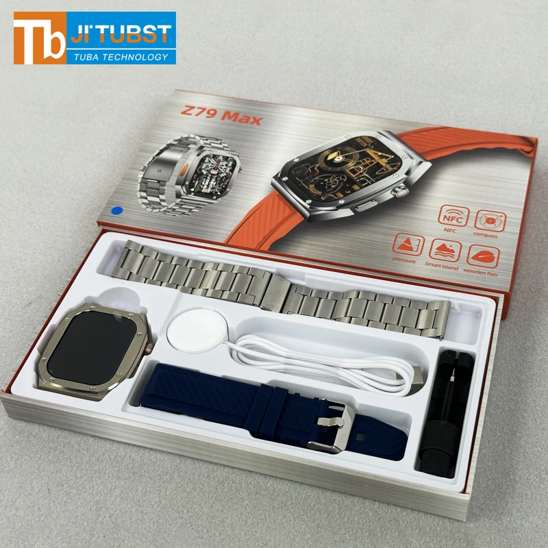 Outdoor Reloj Inteligente Z79 Max Smartwatch Wireless Charging 460mah ...