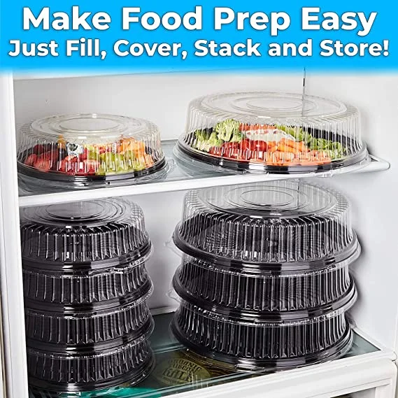 Round Plastic Take Away Food Containercontainer Restauranttake Out ...
