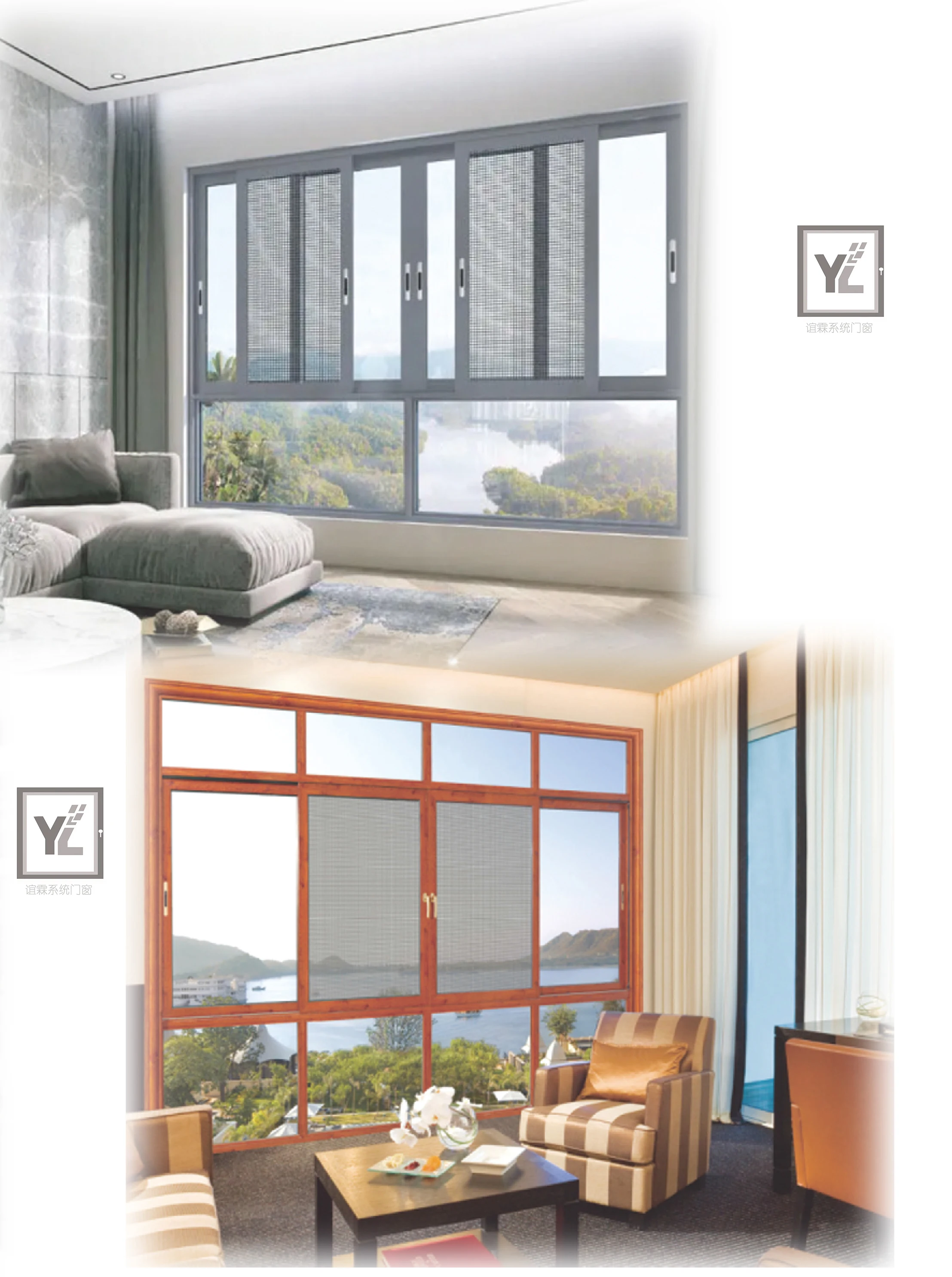 Types of 80 Model Aluminium Double Glazed Glass Sliding windows Sizes ...