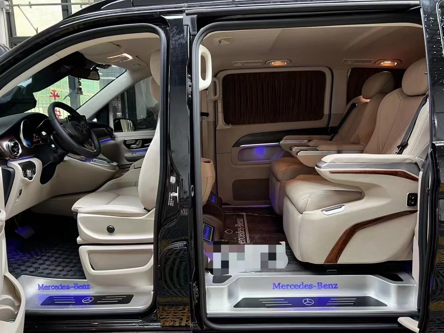 ST-YBTB LED Welcome Pedal for Mercedes Benz V-Class and Most MPVs Over ...