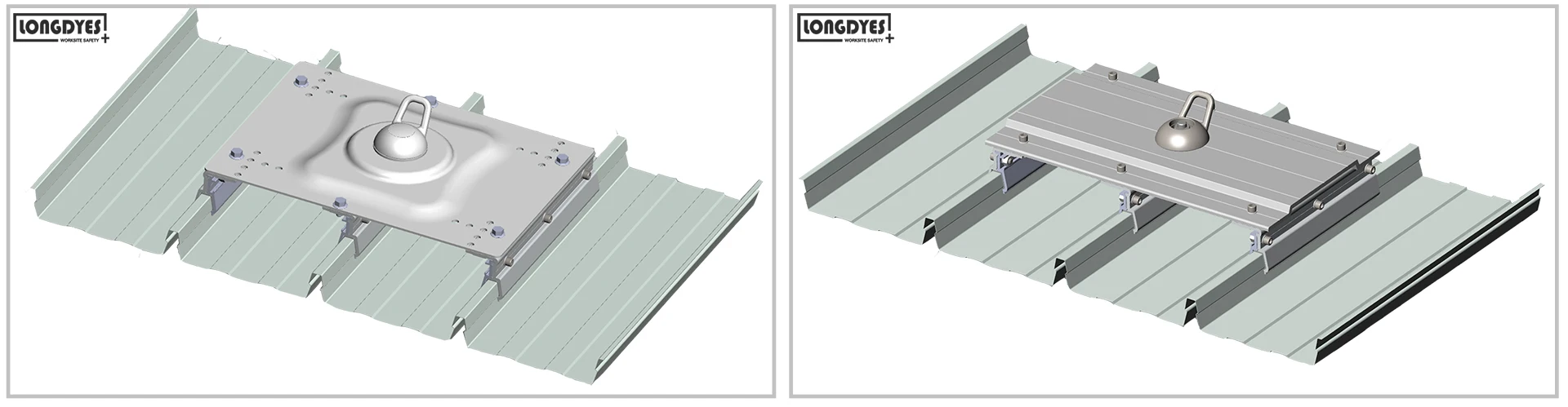Metal Roof Temporary Clamps - Secure Horizontal Lifelines