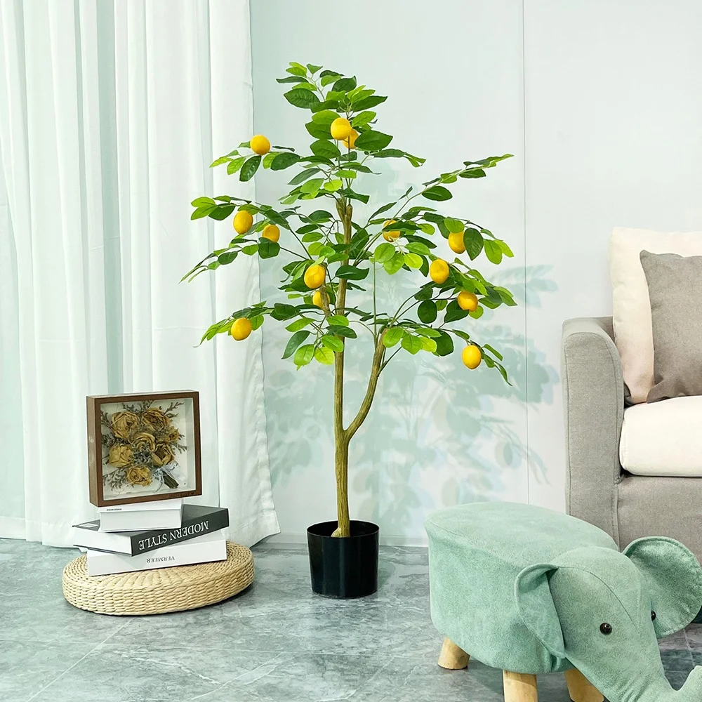 Small Packing Volume Detached KD Structure 6 Ft Plastic Lemon Tree ...