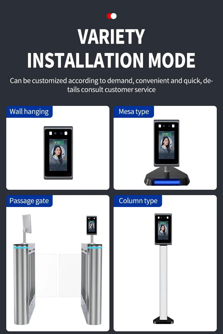 Rs485 RFID Reader Facial Fingerprint Recognition Access Control Face ...