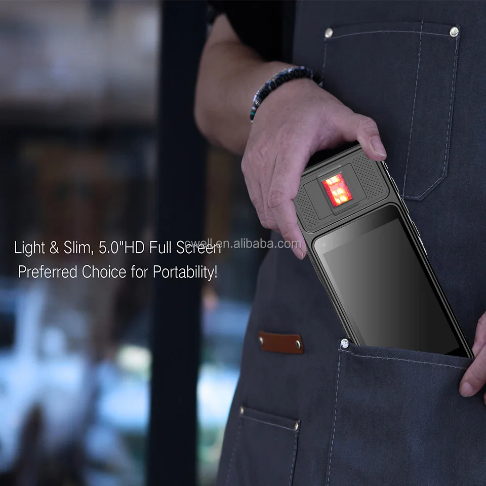 Uniwa F501 Fap Optical Biometric Fingerprint Reader 2d Barcode Scanner ...