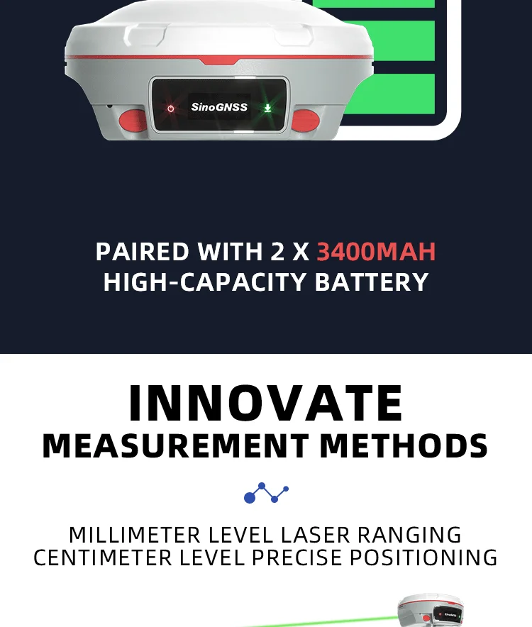 Laser Point Sinognss Mars Pro Laser Rtk Comnav Gps Lu5 With Date ...