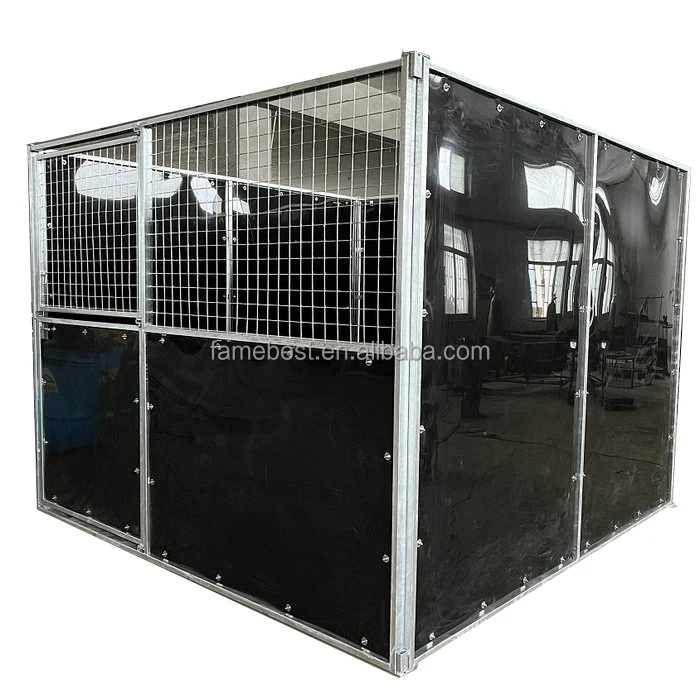 Galvanized Horse Box Stable Barn Roof Shelter - Buy Stable Doors For ...