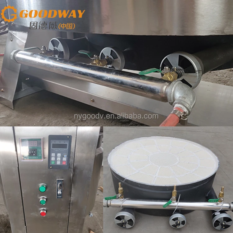 Self-stirring Cassava Gari Fryer /gari Frying Machine Garri Processing ...