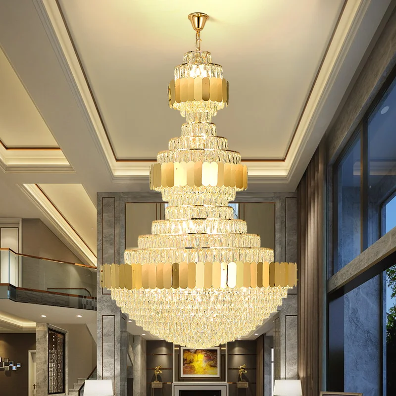 Oem/odm Modern Led Chandelier Light Living Room Dining Hanging Pendant Home Chandelier Crystal ...