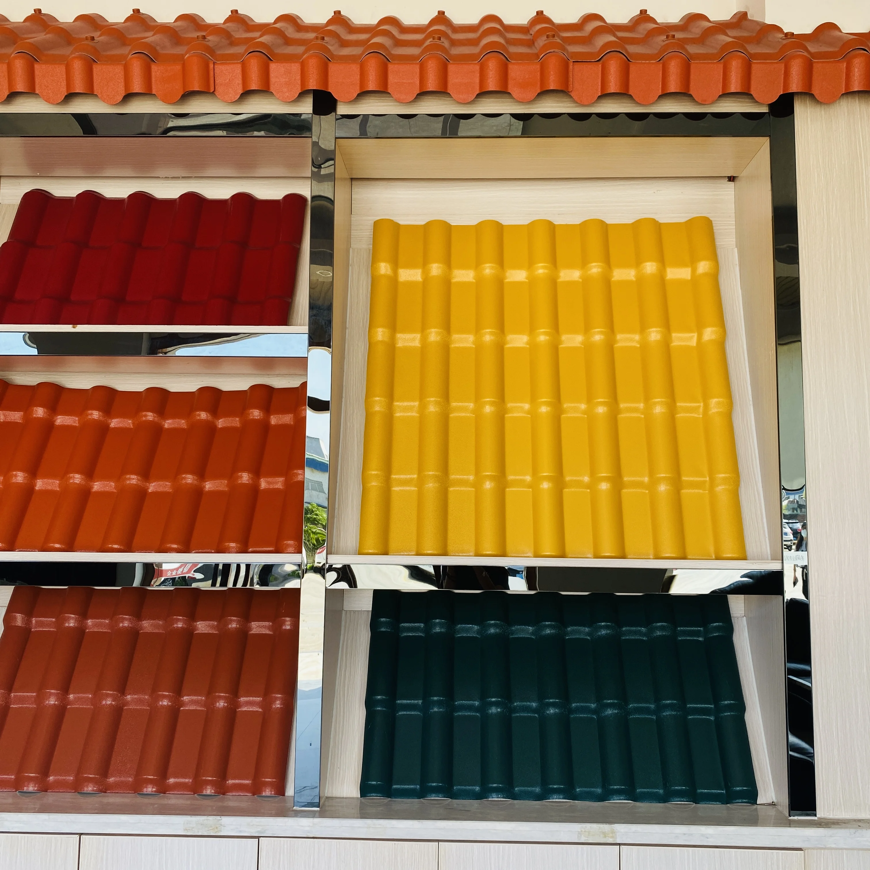 Factory Roof Sheet Composite Construction Sizes Asa Pvc Synthetic Resin ...