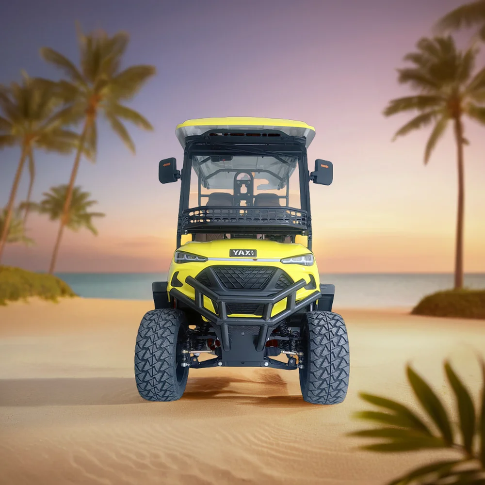 Adults' Street-legal Electric Folding Golf Cart With 4 Seats For ...