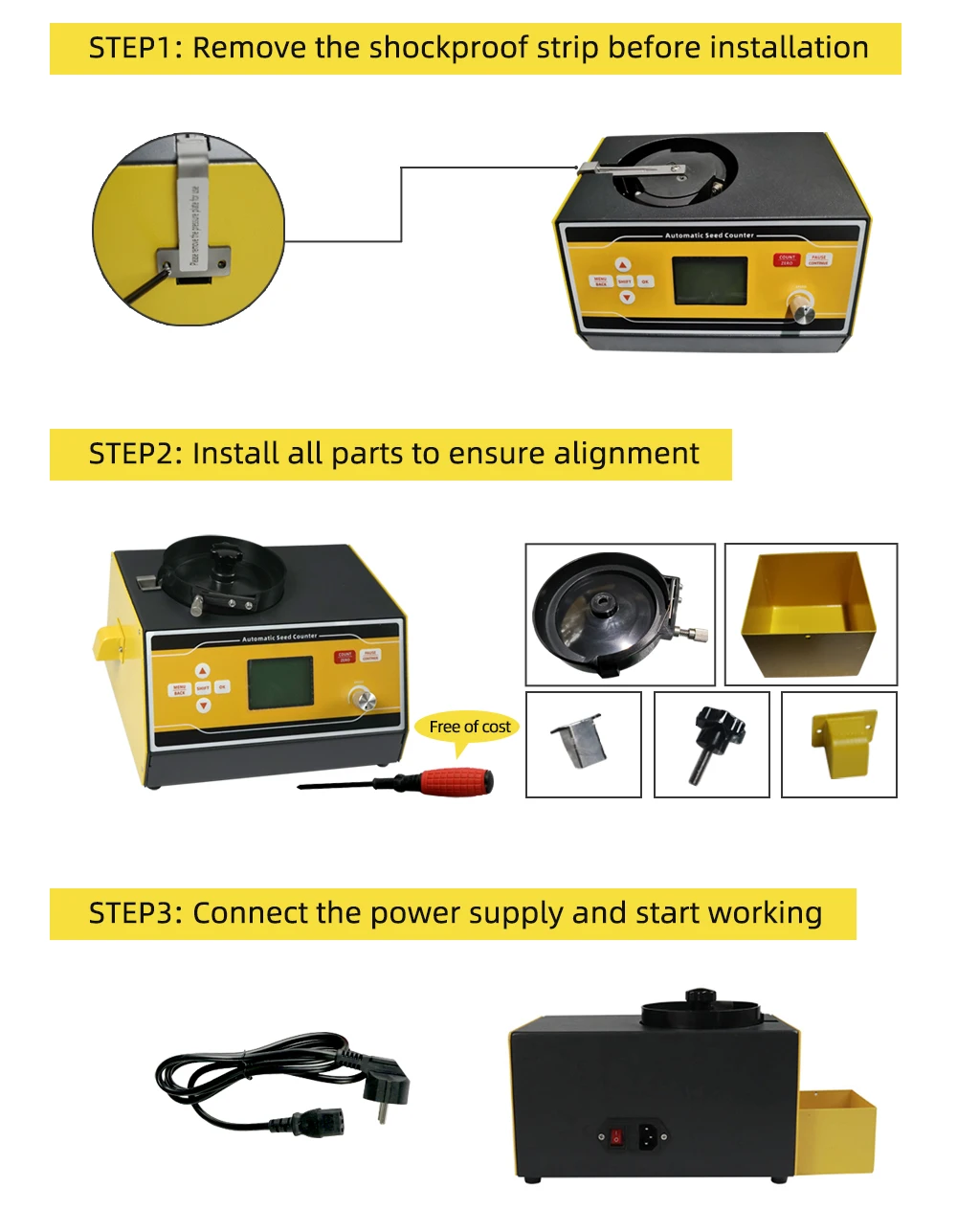 Agricultural Multi-functional Micro Automatic Digital Seed Counter ...