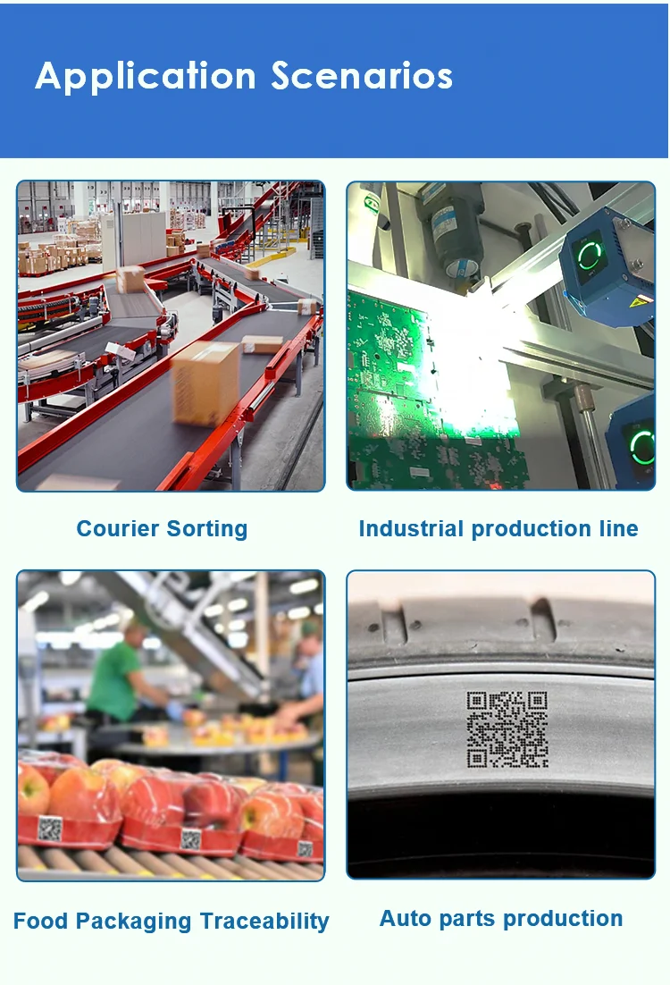 OEM Conveyor Stationary 2D Scanner - Industrial Barcode Reader