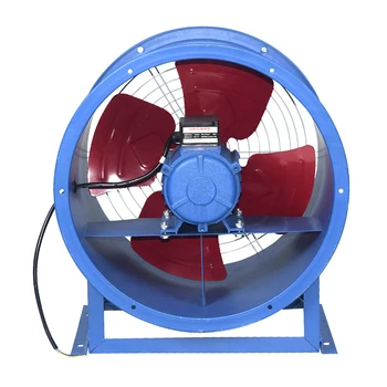 Fire Smoke Exhaust Fan Axial Flow Industrial Low Noise And High ...