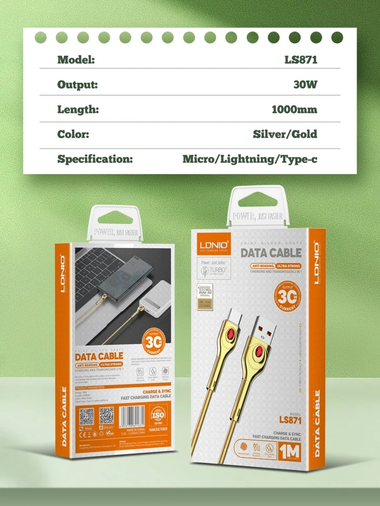 LDNIO LS871 2024 Manufacturer Supply Low Price on Stock Fast Charging ...