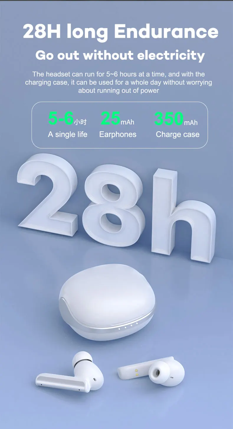 High Res P60 Pro Wireless Waterproof Headphones Noise Cancelling Sports ...