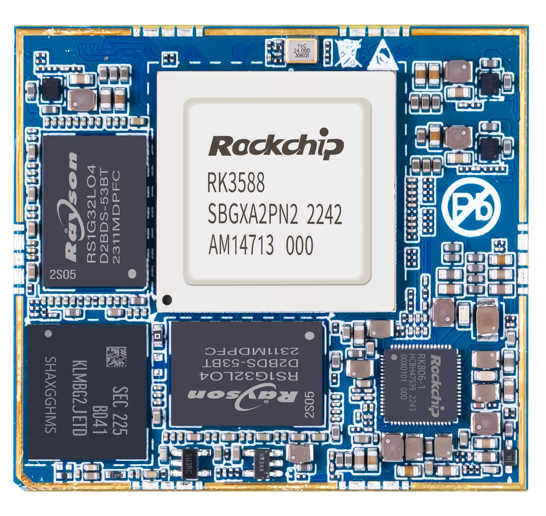 Rk3588-lga Core Board Uses Rockchip Rk3588 Integrating A 6tops Npu And ...
