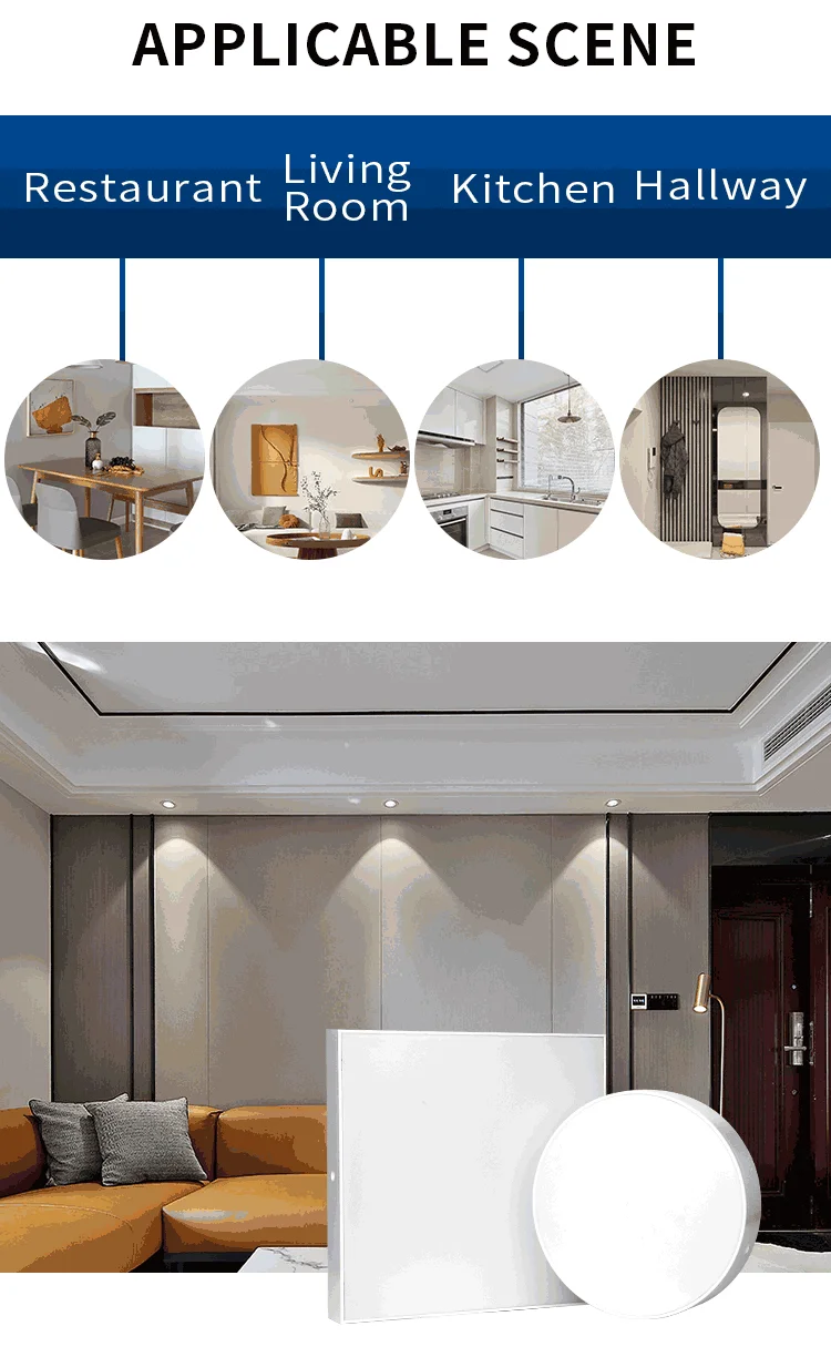 Trimless Aluminium Round Mounted Led Downlights Ceiling Led Downlight ...