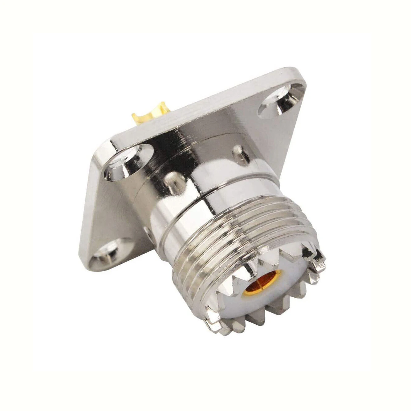 Uhf Female So239 Panel Chassis Mount Rf Coax Connector For Antennas Wi ...