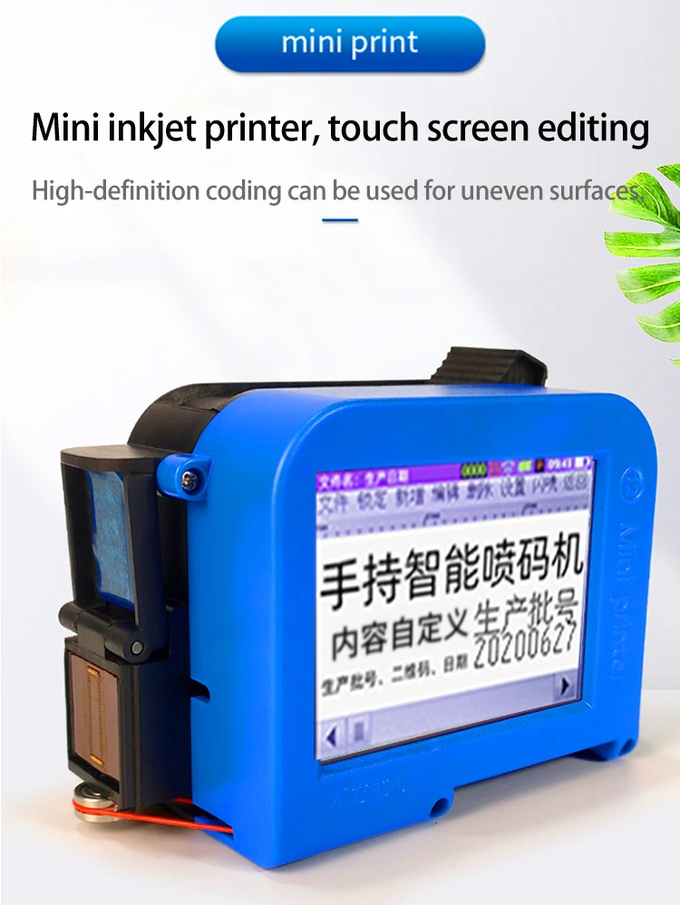 Portable Handheld Inkjet Printer Qr Code Barcode 12.7mm Label ...