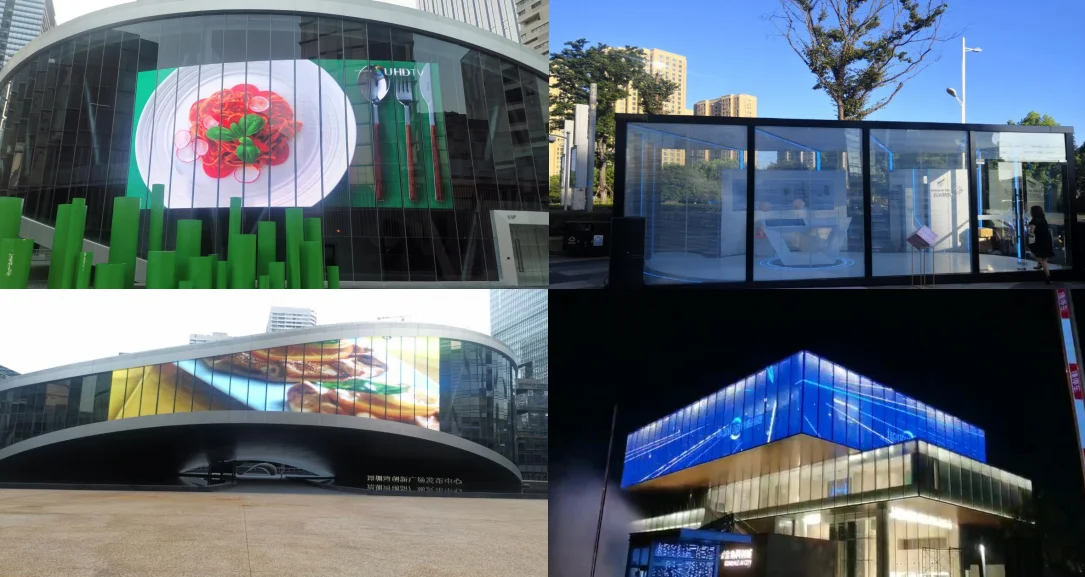 ZYSTV Easy Installing Led Flexible Transparent Crystal Film Display P4 ...