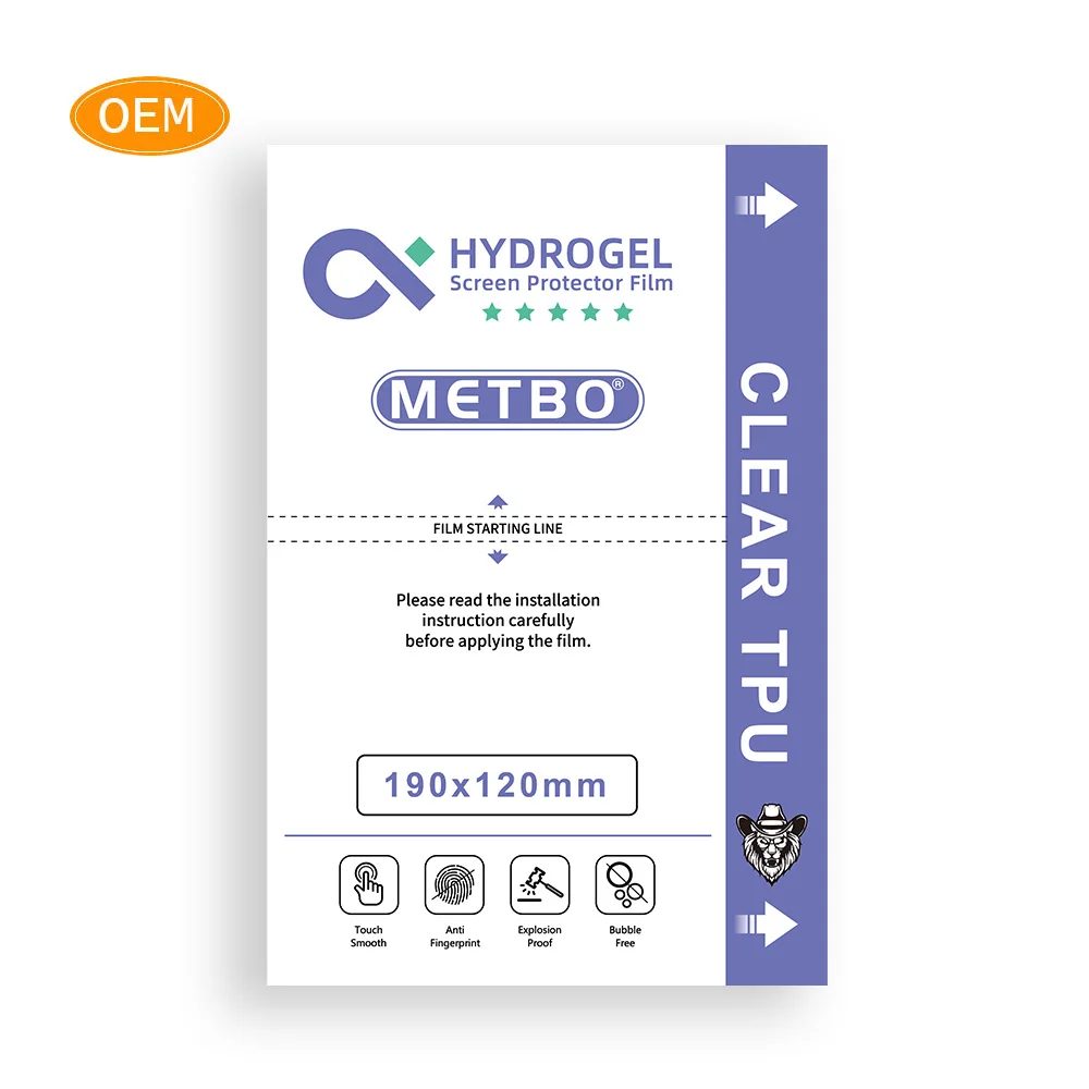 Metbo TPU Screen Protectors - Anti-Explosion & High Transparency