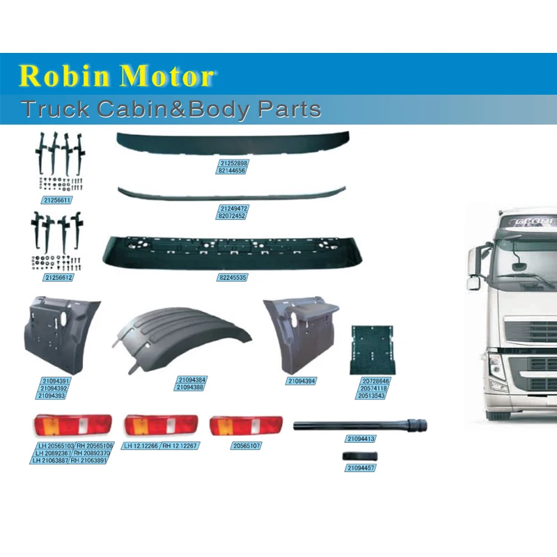 for VOLVO FH / FH12 / FH16 / FM9 / FM12 TRUCK BODY PARTS accessories ...