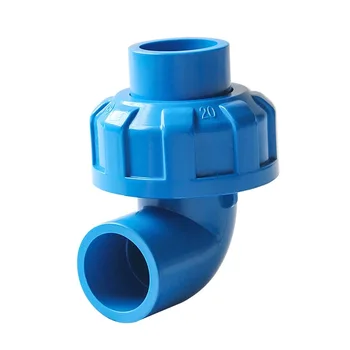 Upvc 90 Elbow Inner Teeth With Threaded Inner Wire Right Angle Elbow ...