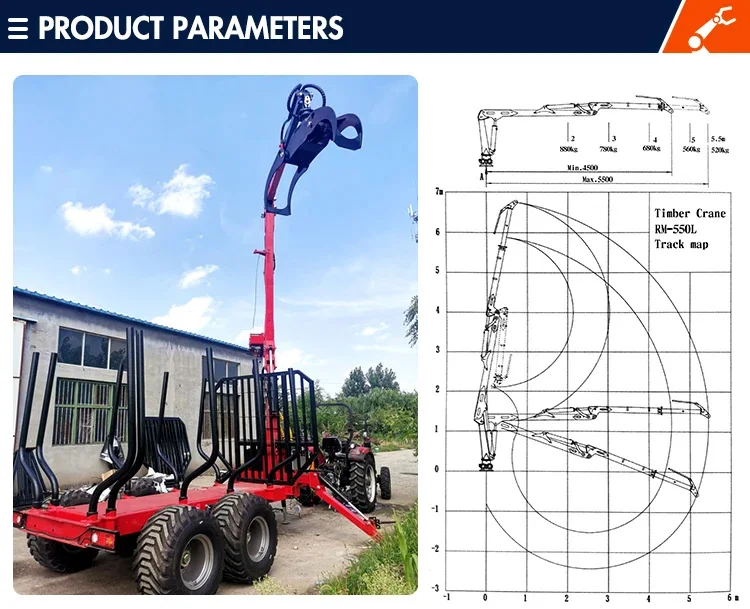 Farma Log Trailers - Efficient Transport Solutions for Farms