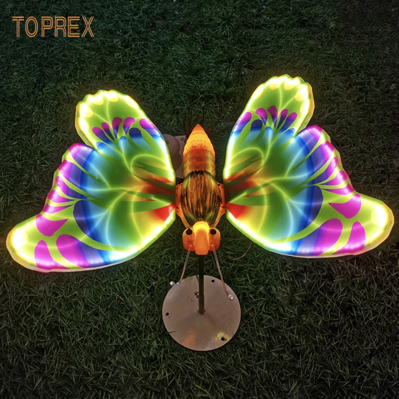 3d Dynamic Lighting Low Voltage Butterflies Led Decoration For Outdoor ...